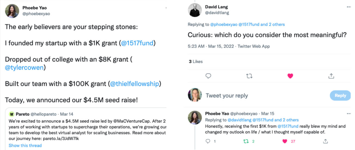 1517 Fund | Medici Project - $1k Cash Grants